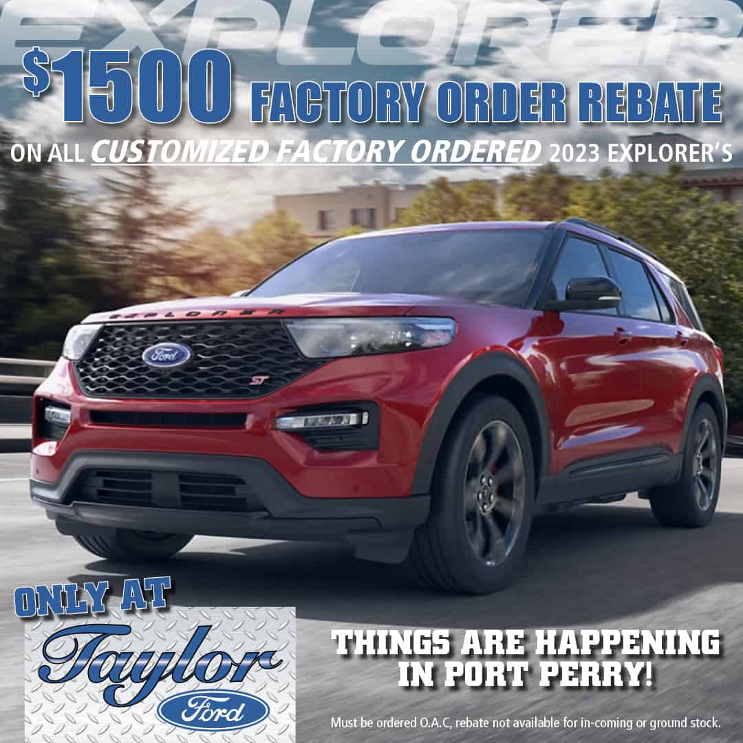 2023 Ford Explorer - Taylor Ford
